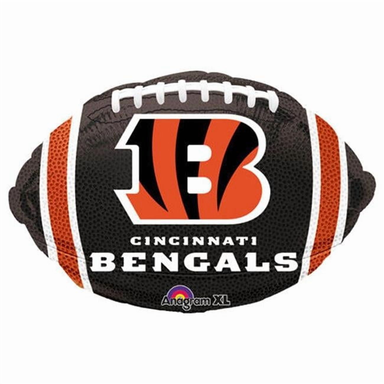 Anagram Cincinnati Bengals Shape 21" Football Football Foil Balloon ...