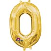 Anagram 78524 16 in. Number 1 Gold Shape Air Fill Foil Balloon ...