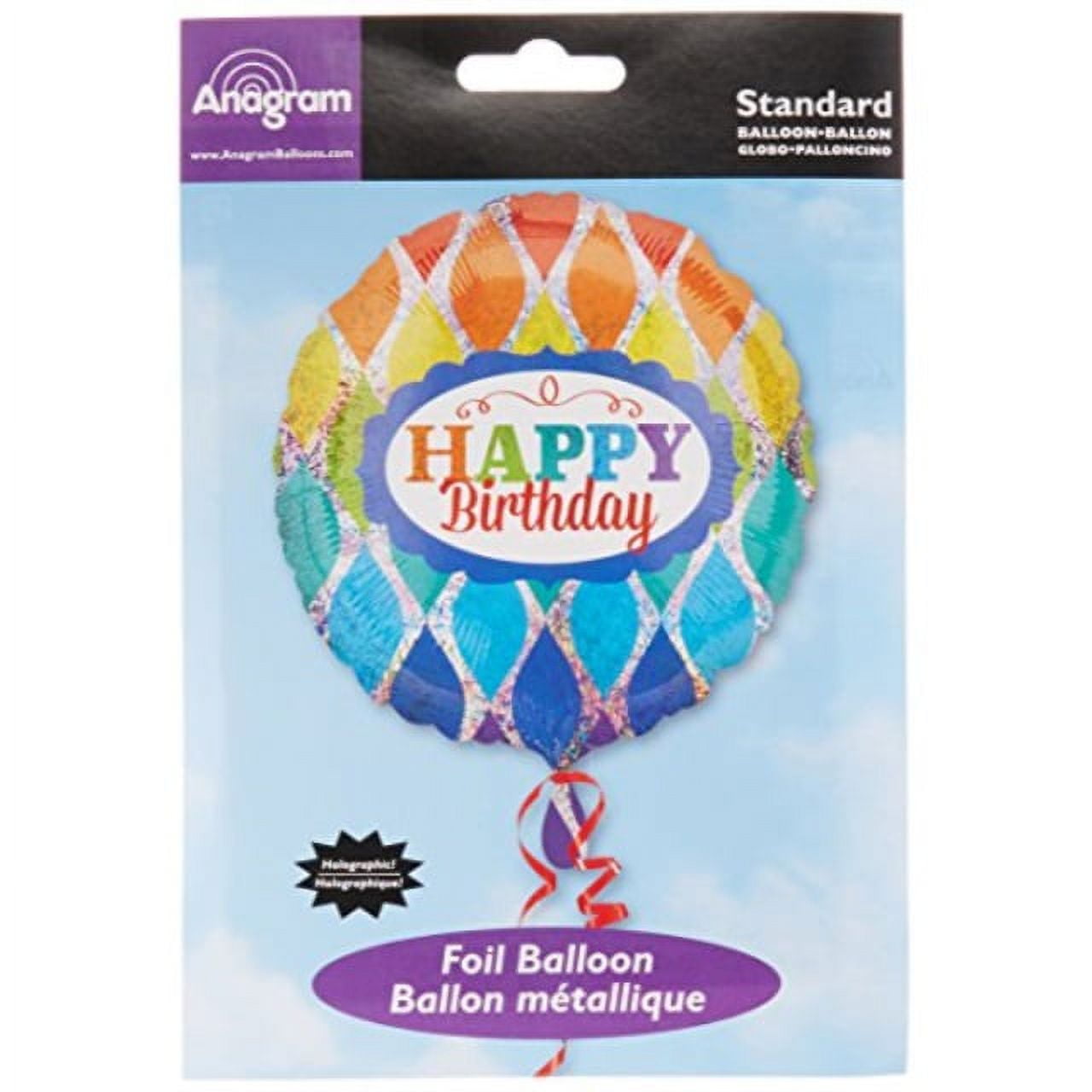 Anagram Amscan International 3356901 "Rainbow Happy Birthday ...
