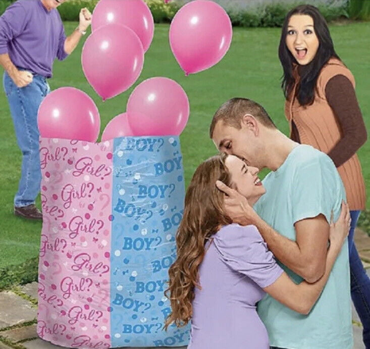 Anagram Baby Shower Gender Reveal 9-Piece Balloon Release Kit - Walmart.com