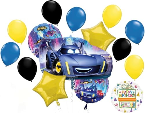 Anagram Batwheels Birthday Party Supplies 15 pc Balloon Bouquet ...
