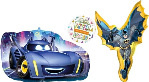 Anagram Batwheels Birthday Party Supplies 3 pc Balloon Bouquet ...