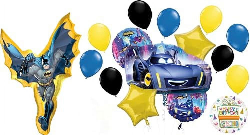 Anagram Batwheels in Action Birthday Party Supplies 16 pc Balloon ...