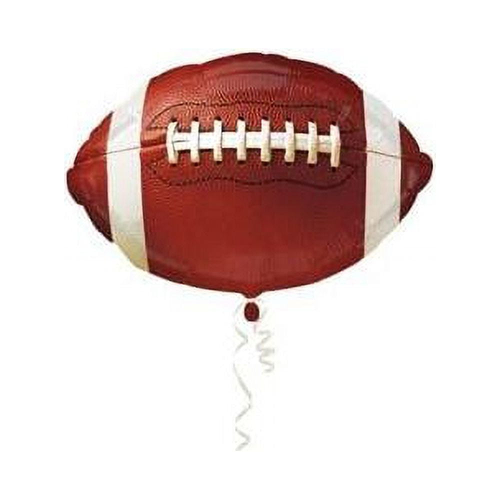 Anagram Championship Football Jr Shape Brown 21" Foil Balloon - Walmart.com