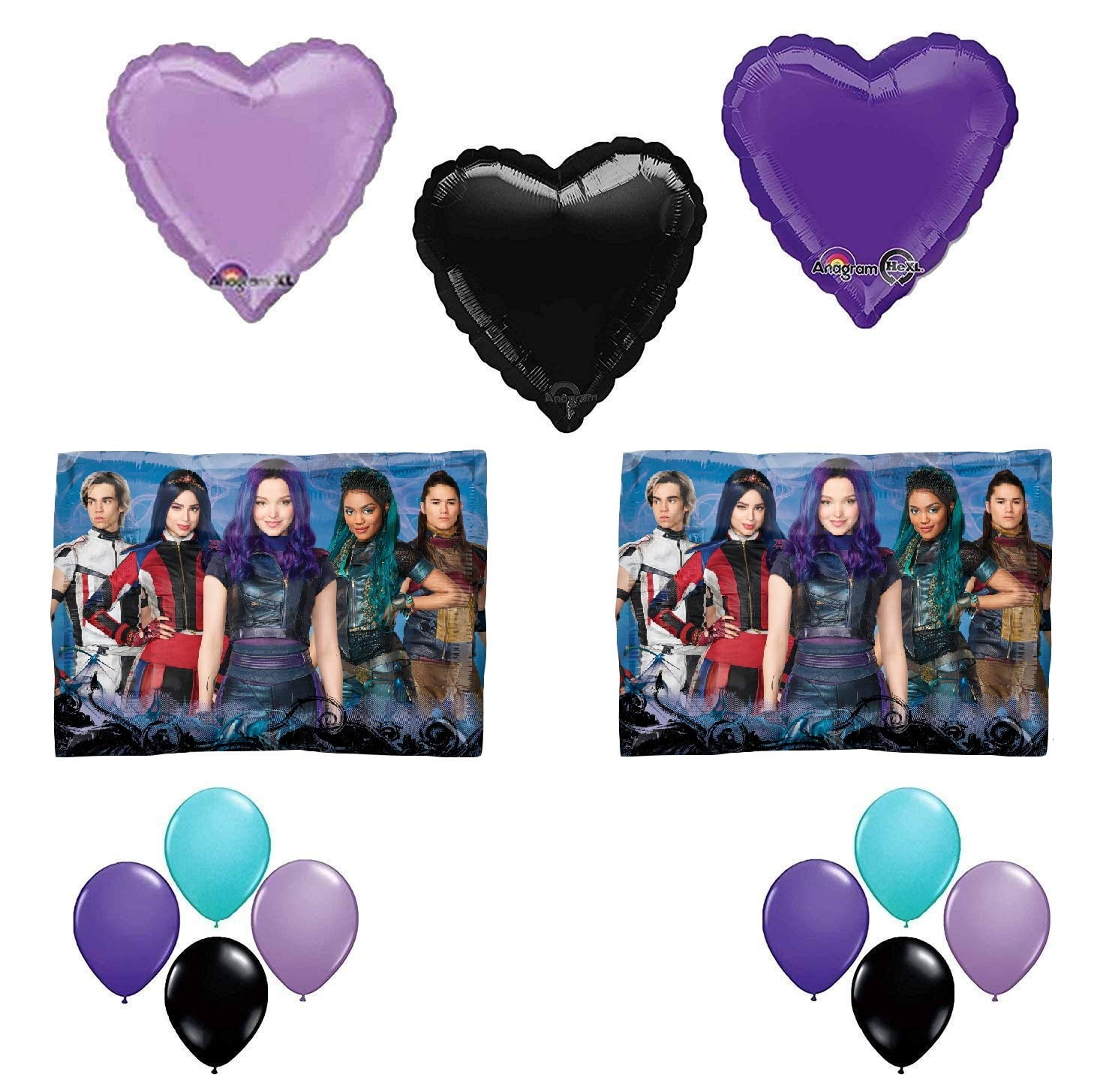 Anagram Disney The Descendants Mylar Multi-color Birthday Balloons, 13 ...
