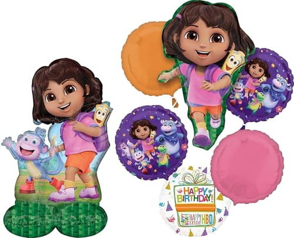 Anagram Dora's Airloonz Birthday Party Supplies Foil Balloon Bouquet ...