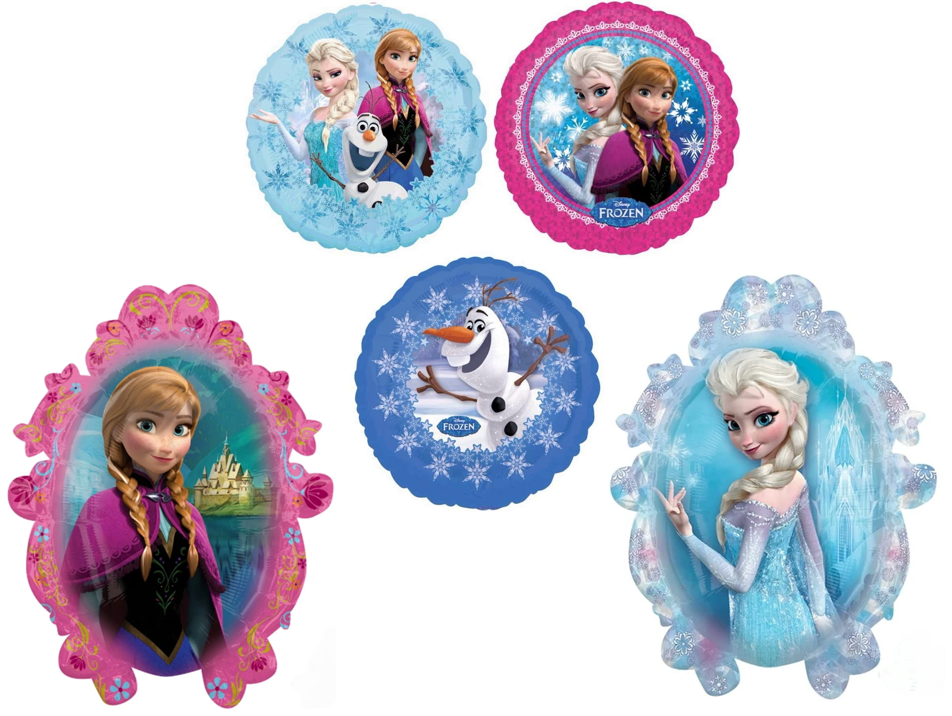 Anagram Frozen Elsa Anna and Olaf Party Supplies Birthday Balloon ...
