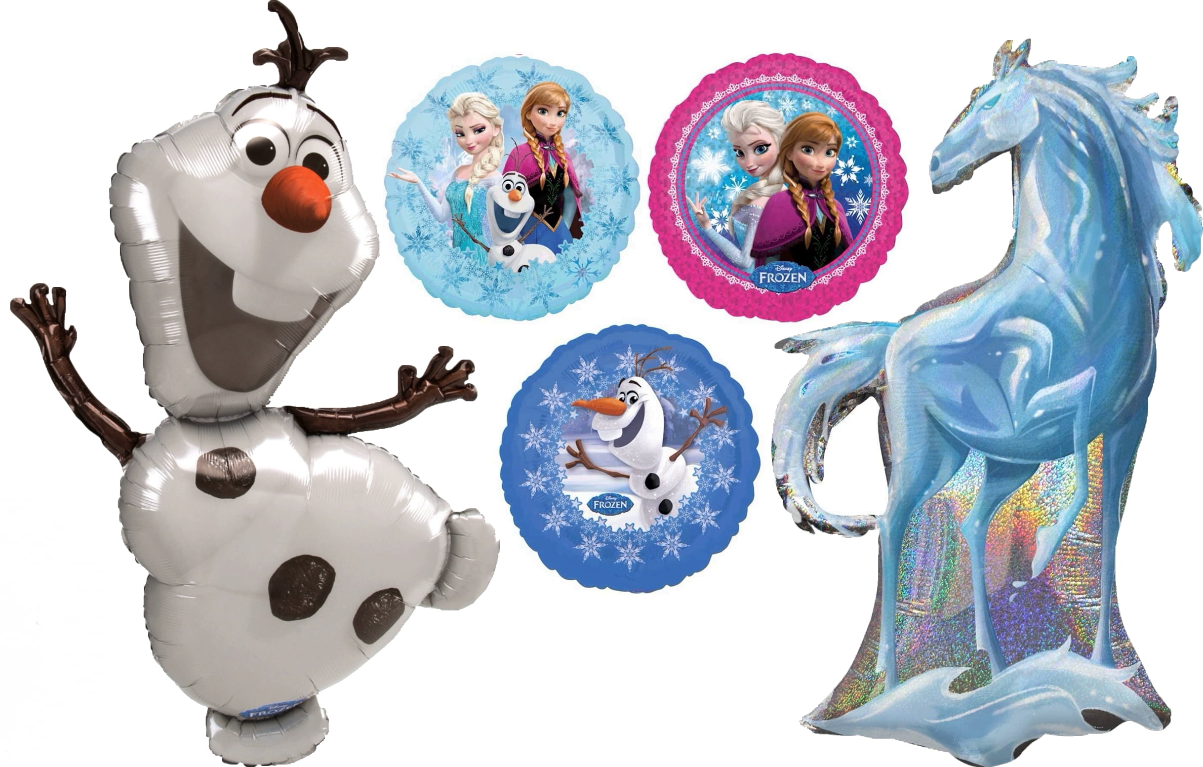 Anagram Frozen Olaf Nokk Elsa and Anna Birthday Party Supplies 5pc ...