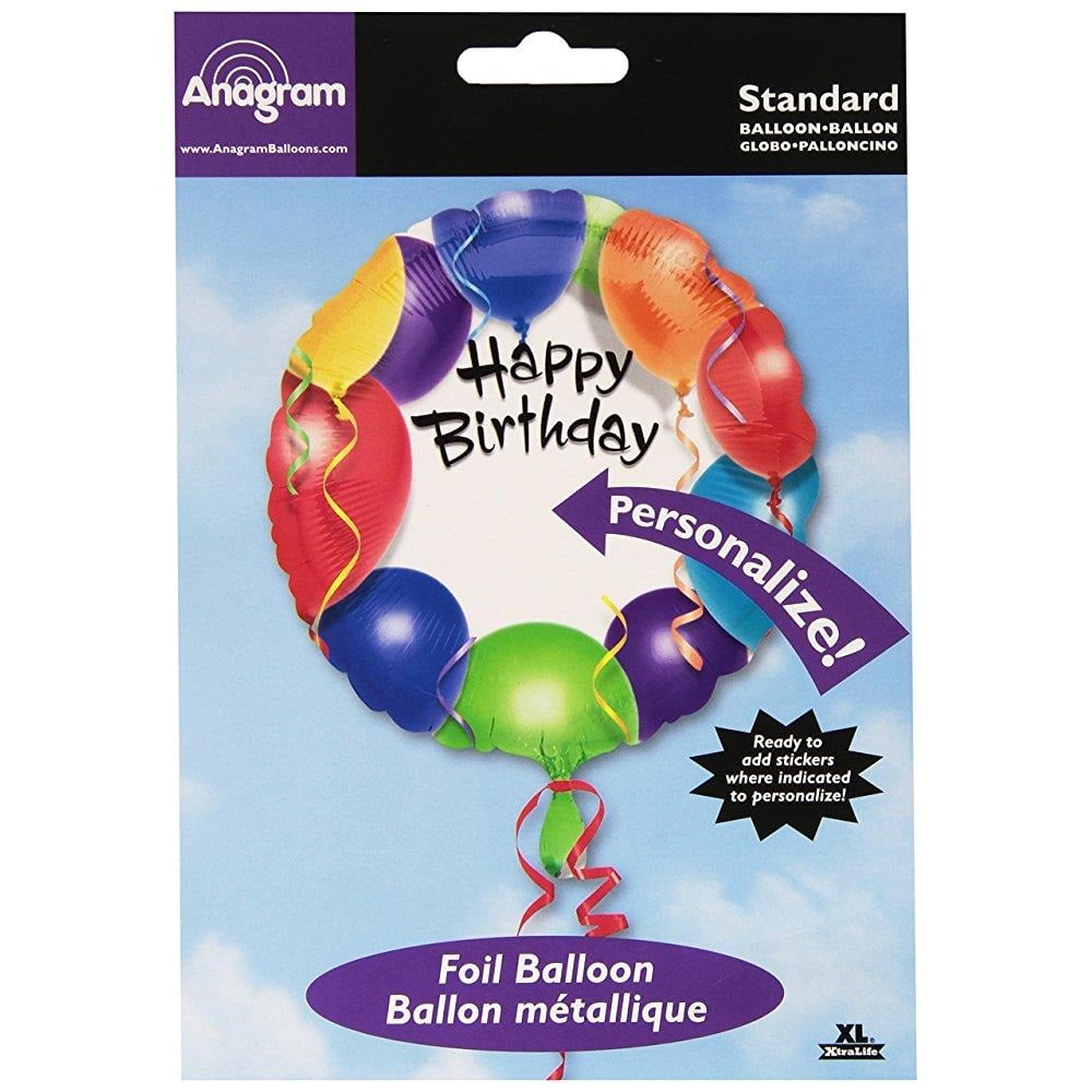 Anagram International Happy Birthday Balloon Personal Package Balloon ...