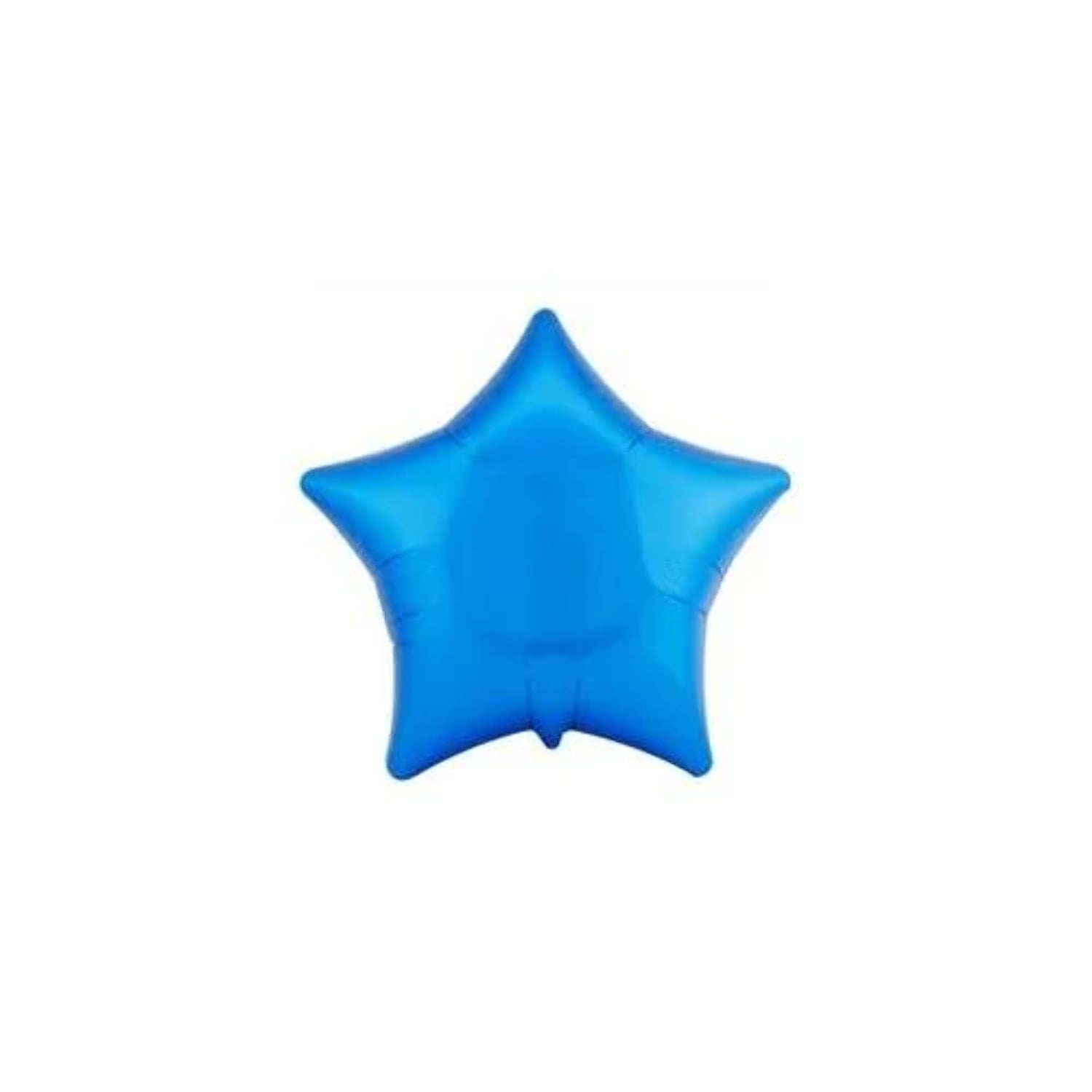 Anagram International Star Foil-Flat-Balloon, 19", Metallic Blue ...