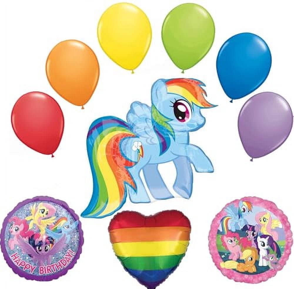 Anagram MLP Rainbow Dash Birthday Party Supplies Balloon Bouquet ...
