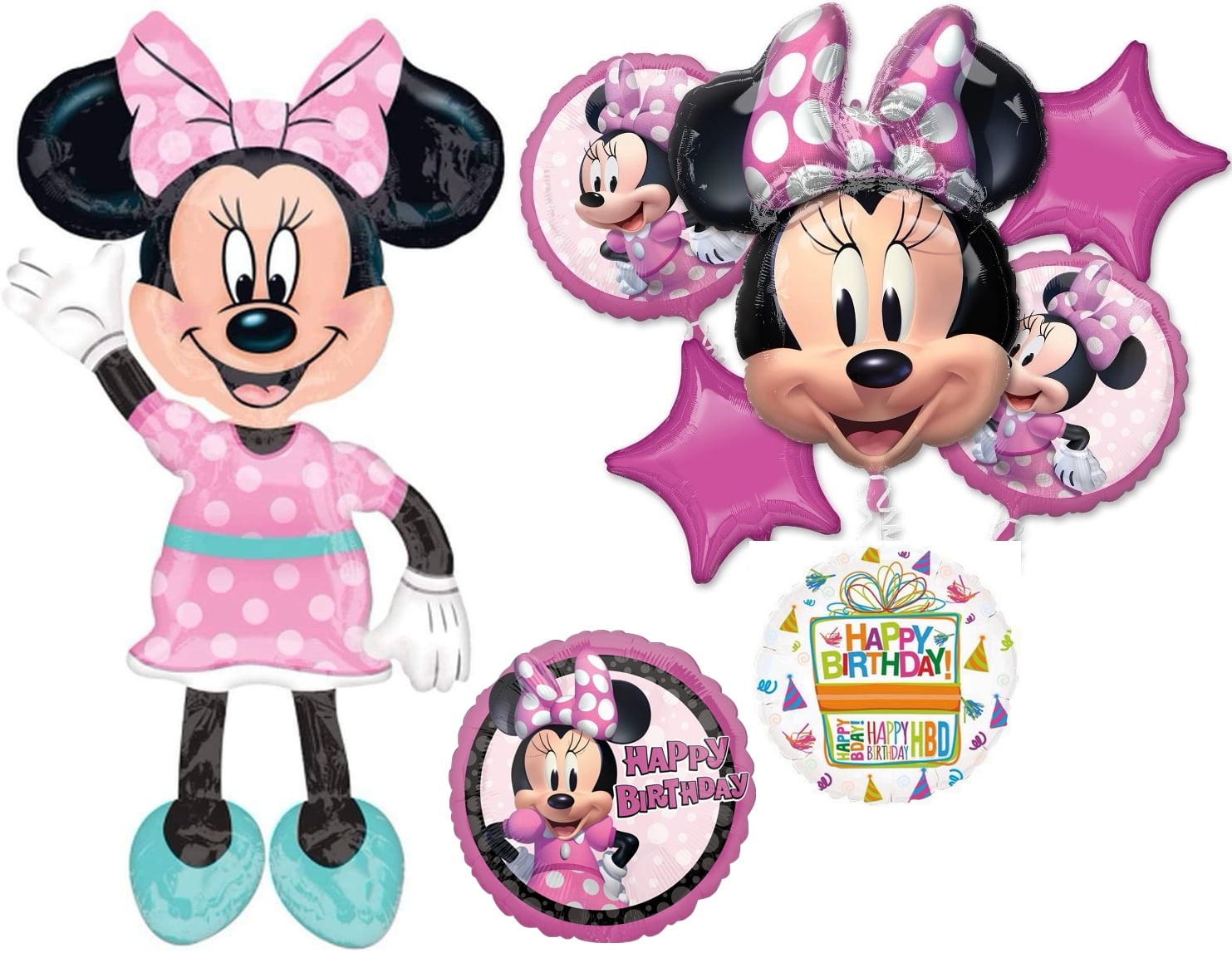 Anagram Minnie Forever Birthday Party Supplies Airwalkers Balloon ...