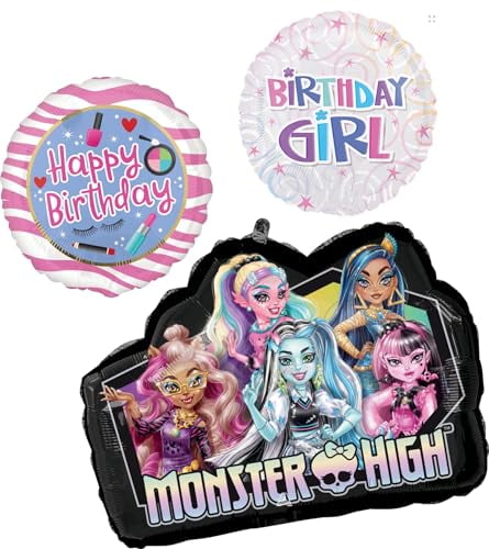 Anagram Monster High Happy Birthday Girl Party Balloon Bouquet ...