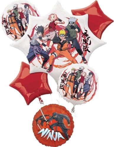Anagram Naruto Birthday Party Supplies Balloon Bouquet Decorations ...