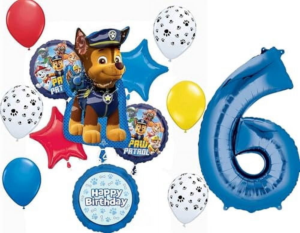 Anagram Paw Pups on Patrol 6th Birthday Party Supplies Chase 13pc ...