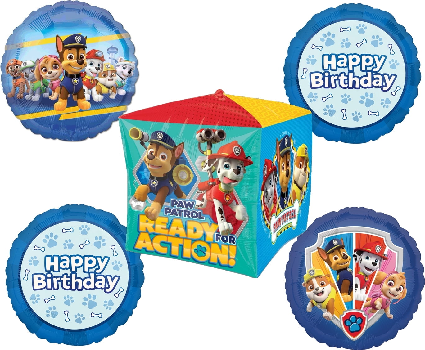 Anagram Paw Pups on Patrol Birthday Party Supplies Cubez Chase Rubble ...