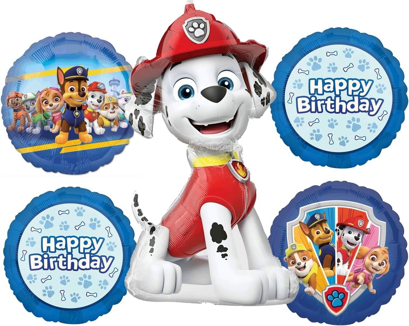 Anagram Paw Pups on Patrol Birthday Party Supplies Marshall and friends ...