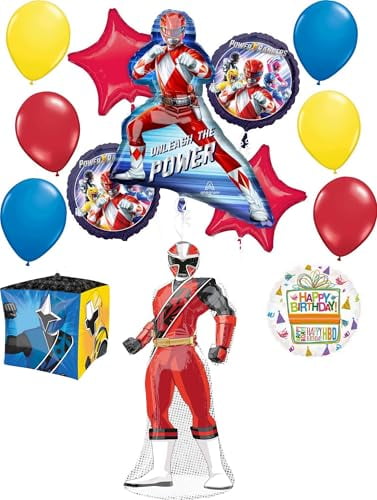 Anagram Power Rangers Birthday Party Supplies 14 pc Foil Balloon ...