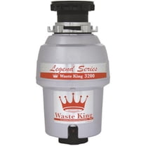 Waste King L-8000 1HP Kitchen Garbage Disposal with Cord, Continuous ...