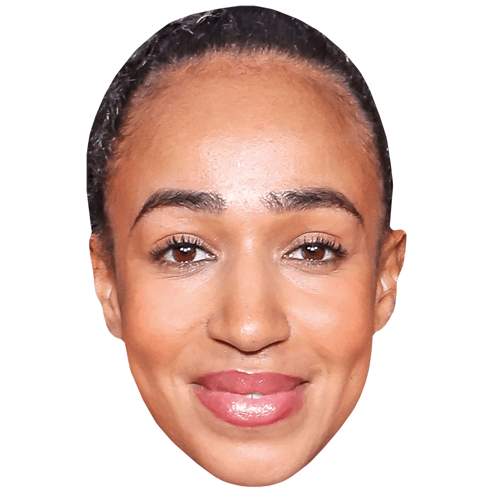 Anais Bourgoin (Smile) Celebrity Mask, Flat Card Face, Fancy Dress Mask ...