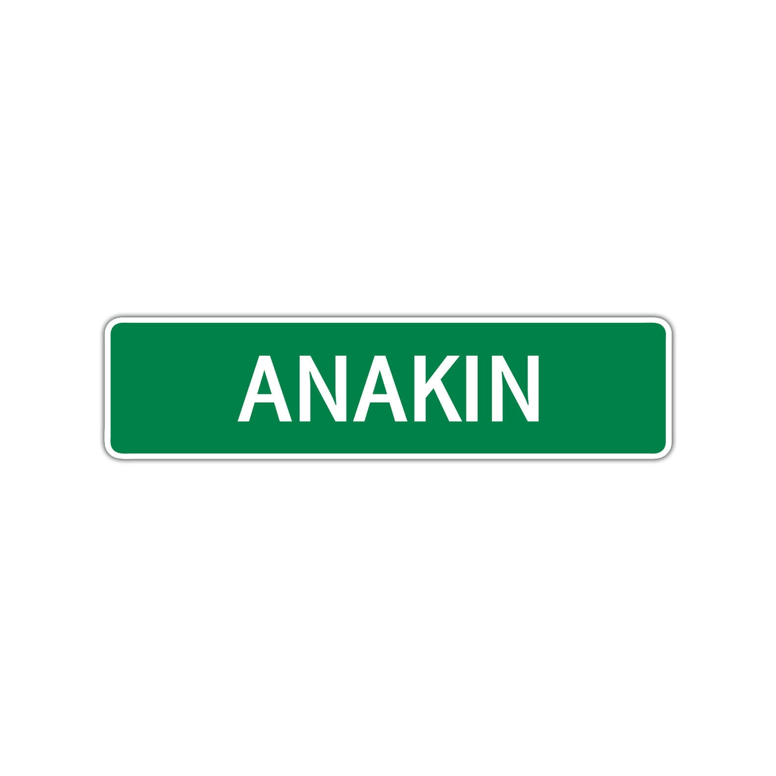 Anakin Boys Children Name Letter Printed Plaque Decoration Novelty ...