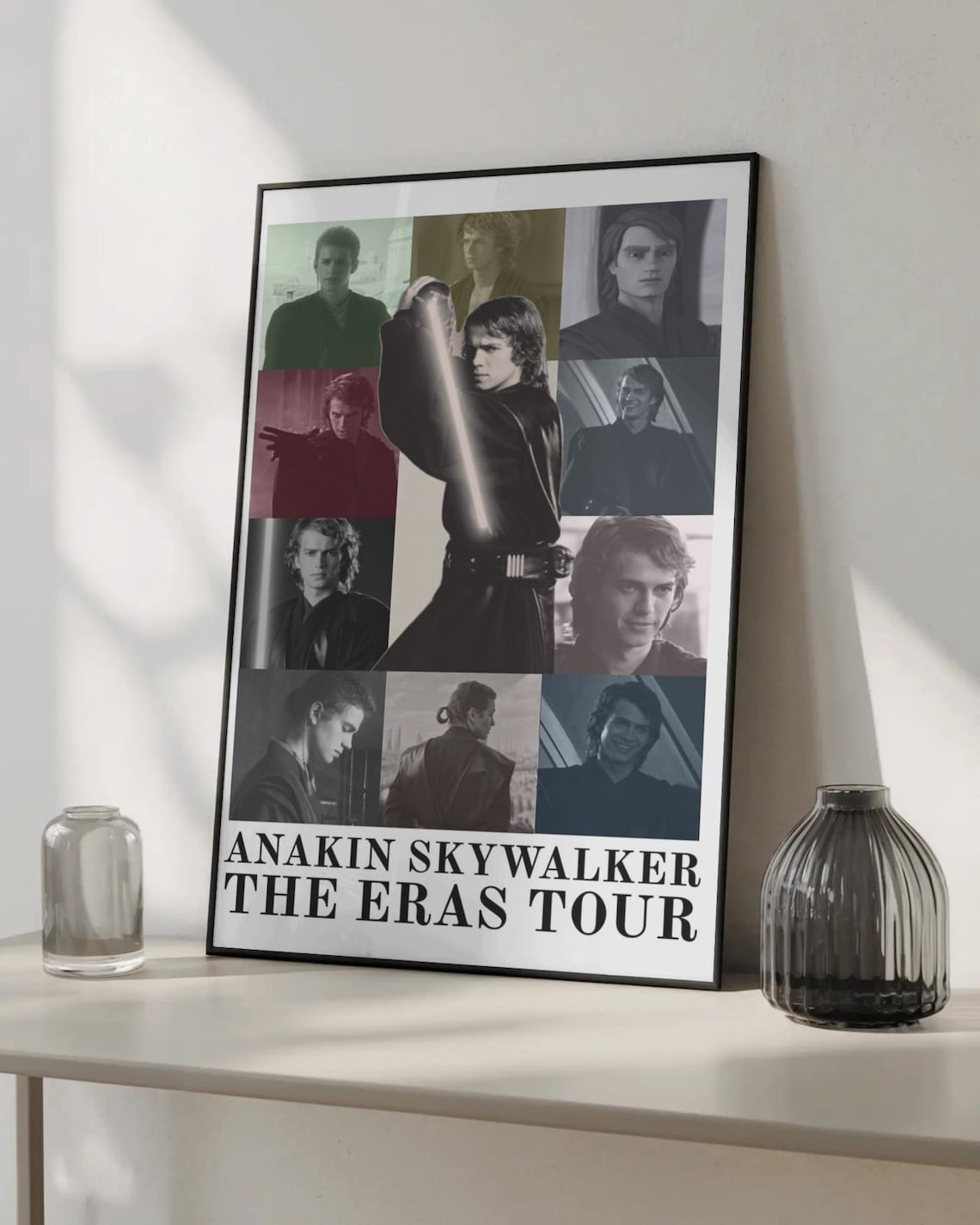 Anakin Skywalker Art The Tour Wall Decor Jedi Knight Fan, Unframed ...