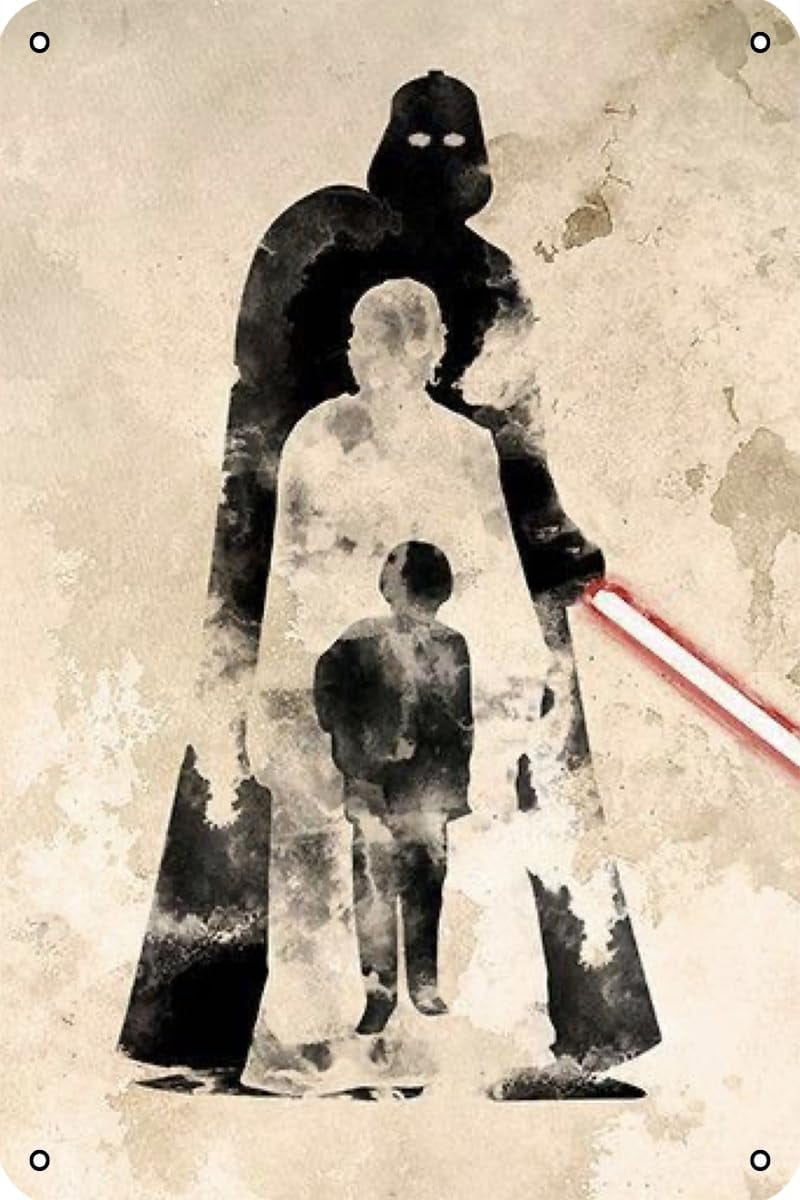 Anakin Skywalker Poster Metal Tin Sign Wall Decor Sign,Art Decor Metal ...