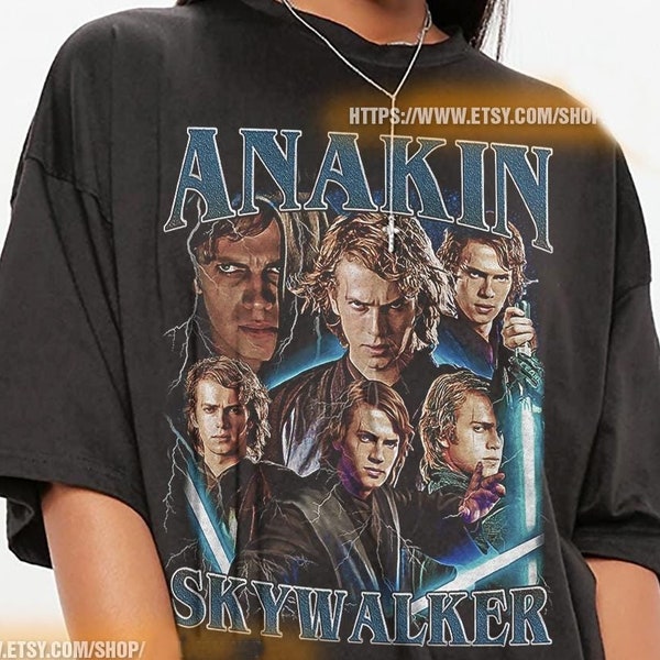 Anakin Skywalker Vintage Unisex Shirt, Vintage Anakin Skywalker TShirt ...