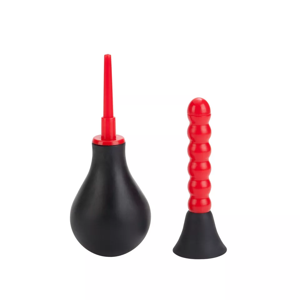 Anal Douche Enema Prep Beginner Kit Dual Tips - Walmart.com