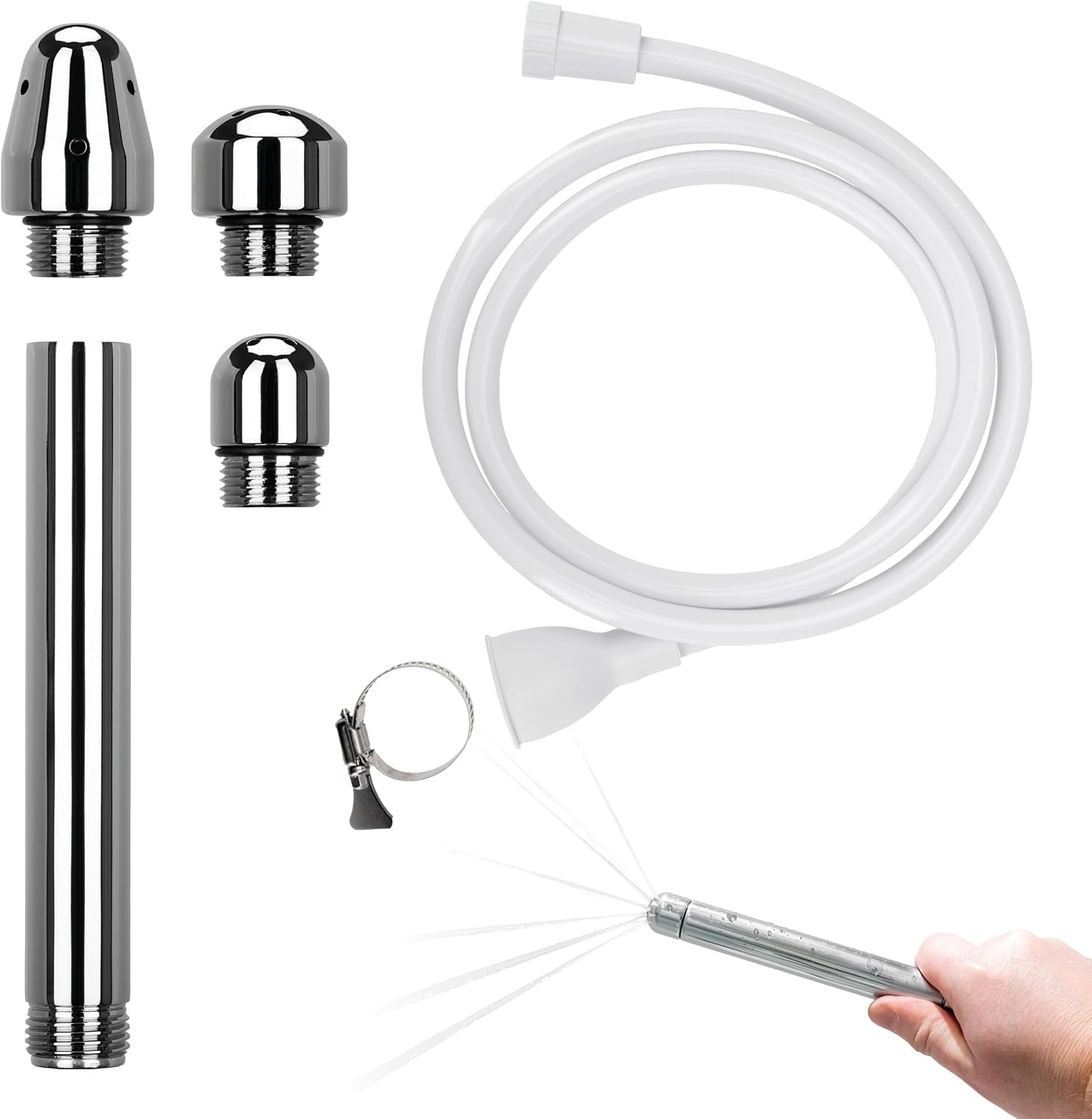 Anal Douches, Faucet & Shower Anal Douche Enema Kit, Easy Use, Attaches ...