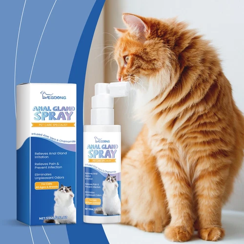 Anal Gland Spray For Cats, Cat Anal Gland Spray Relieving & Anti-Itch ...