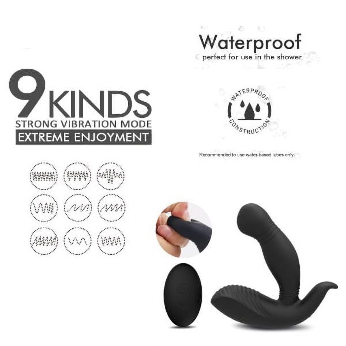 Anal Vibrator Prostate Massager Anal Butt Plug With Ergonomic Design