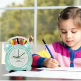 Analog Alarm Clock | Compact Desk & Bedside Timepiece | Plastic | Jump ...