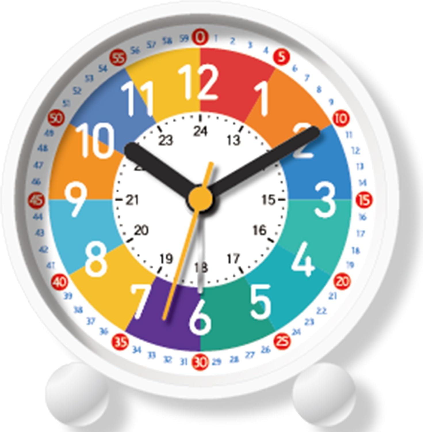Analog Alarm Clock for Kids: Telling Time Teaching Clock for Kids ...