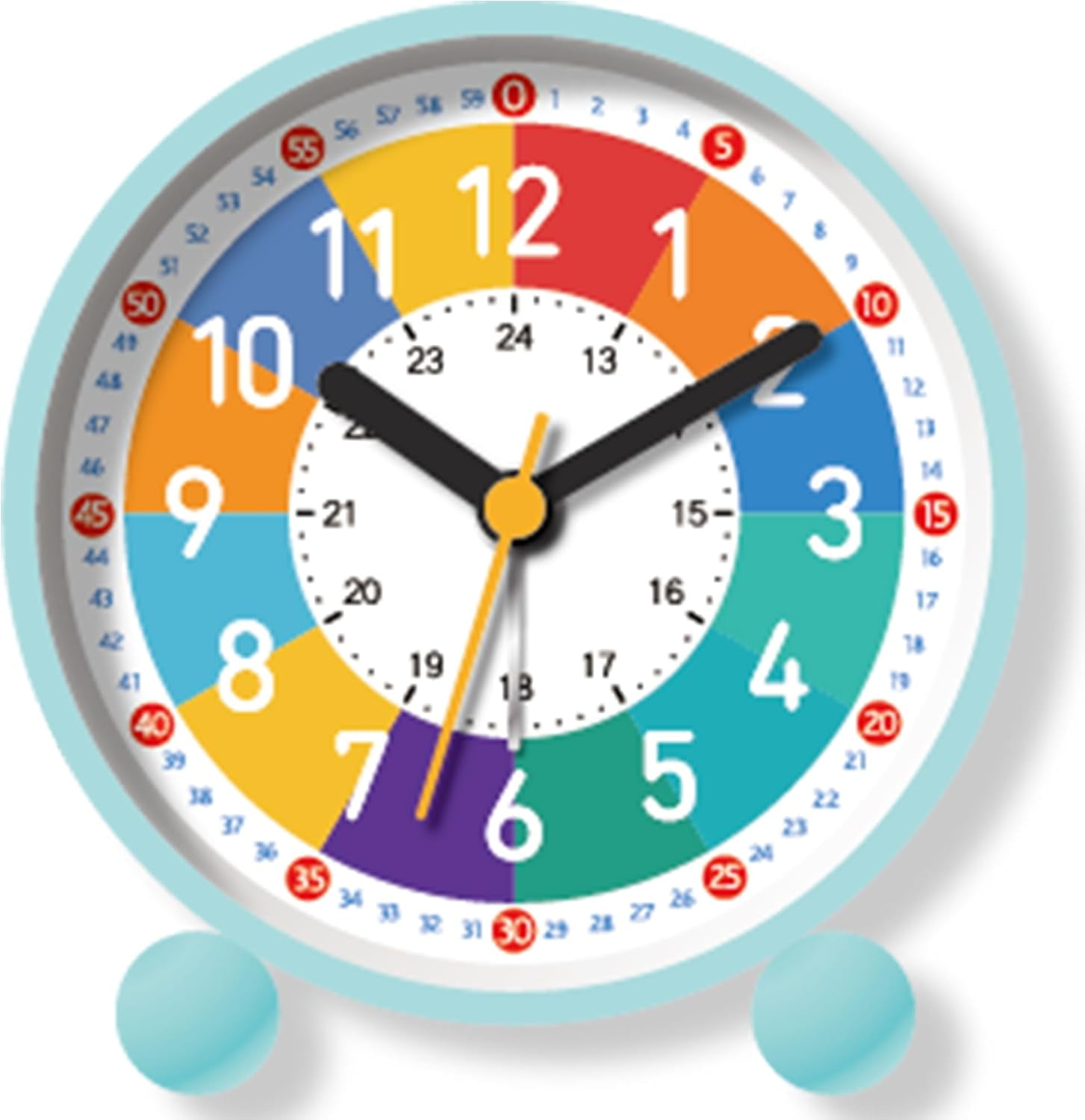 Analog Alarm Clock for Kids: Telling Time Teaching Clock for Kids ...