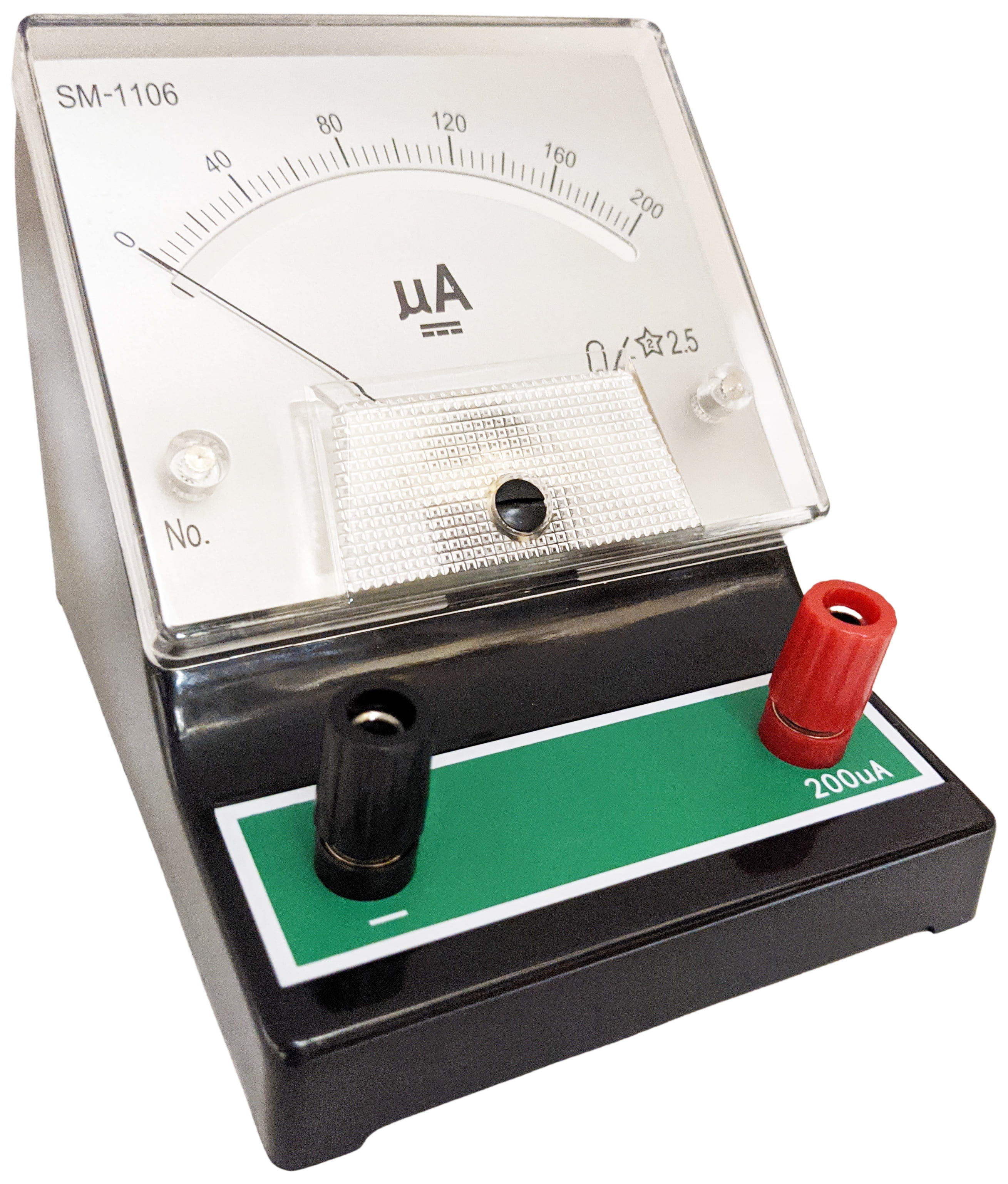Analog Ammeter DC 0-200?A Meter Movement - Measures DC Current in a DC ...