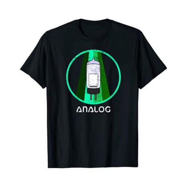 Analog Audio T-Shirt 70s - Vacuum Tube Retro Distressed Tee *NEW ...