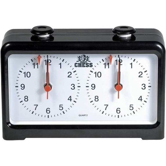 Analog Chess Clock Timer with Quartz Precision Technology, Game Timer ...