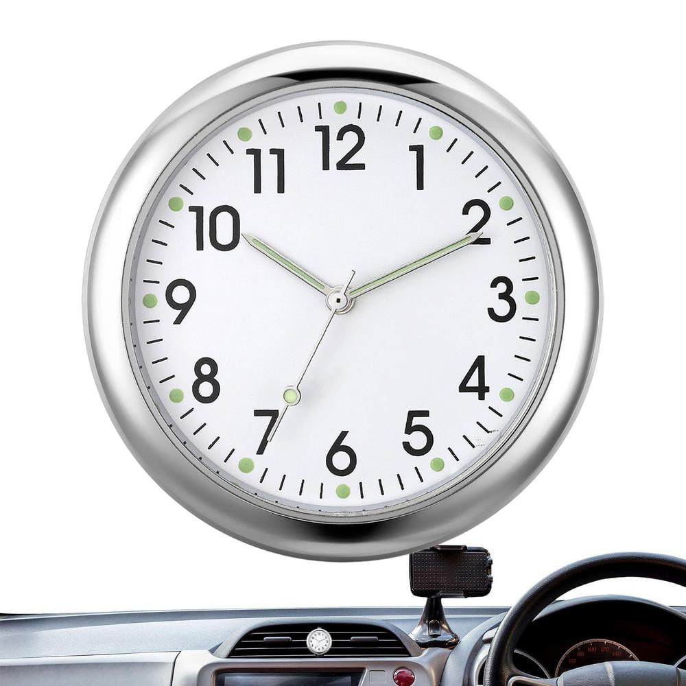 Analog Clock For Car Dashboard Glowing Small Analog Clock Quartz ...