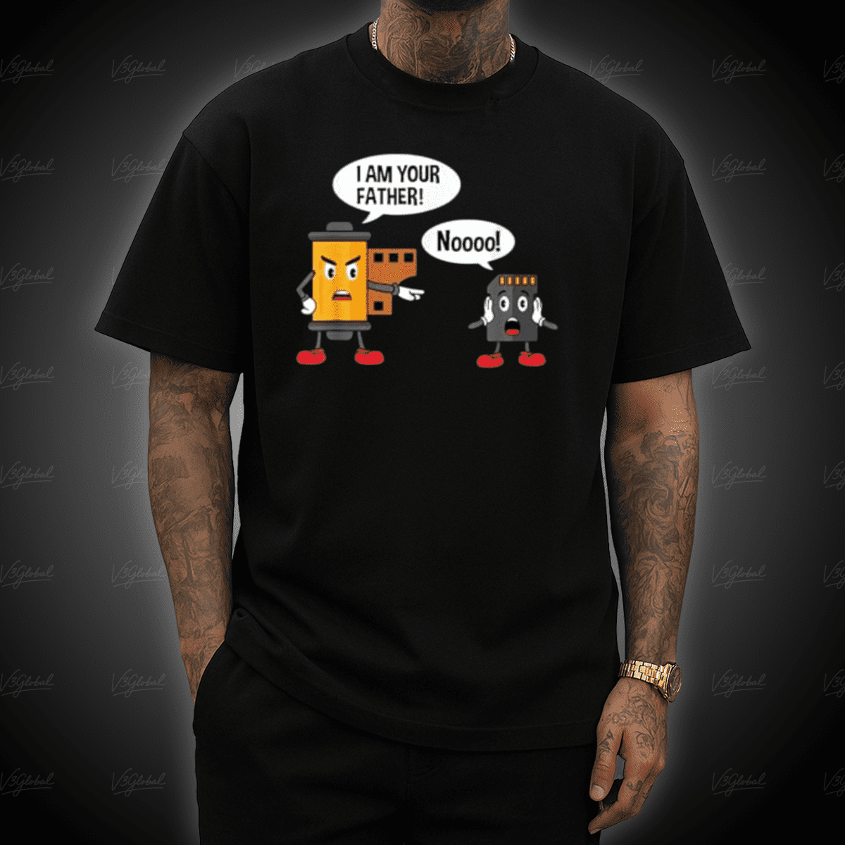 Analog Film vs SD Card Funny Photographer Joke Comfort Colors T-Shirt ...