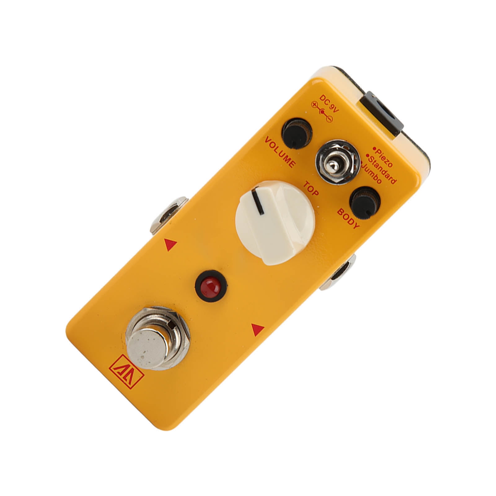 Analog Folk Guitar Pedal Yellow Metal Effect Pedals with 3 Modes True ...
