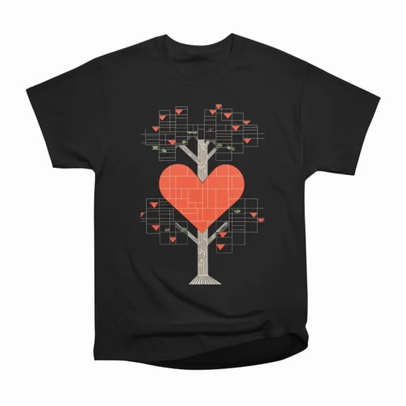 Analog Love Tree T-Shirt Tee Gift For Him Merch For Her Apparel For ...
