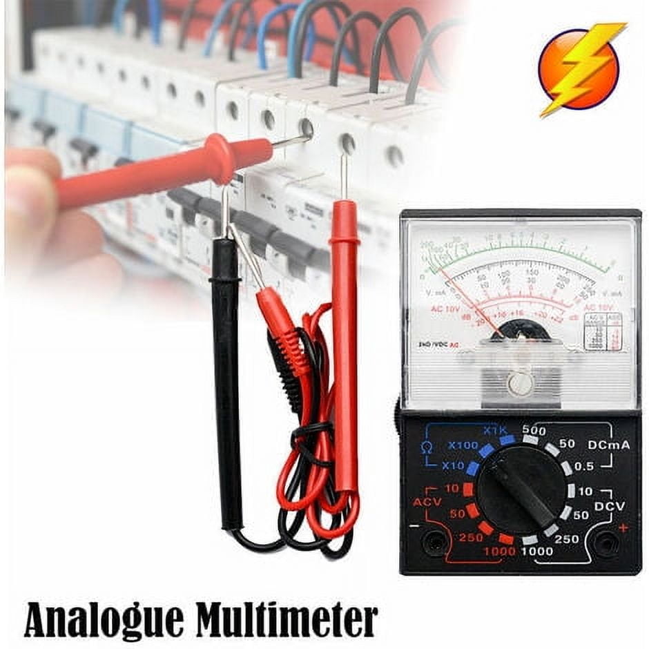Analog Multimeter Electric Voltmeter Continuity Tester YX 1000A AC DC ...
