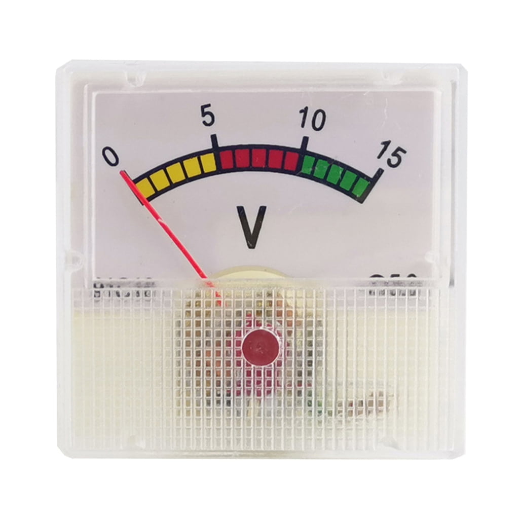 Analog Panel Volts Voltage Meter Voltmeter Gauge Mechanical Voltage ...