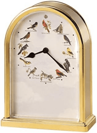 Analog Table Clock Brushed Aluminum Finish Display Adjustable Silver ...