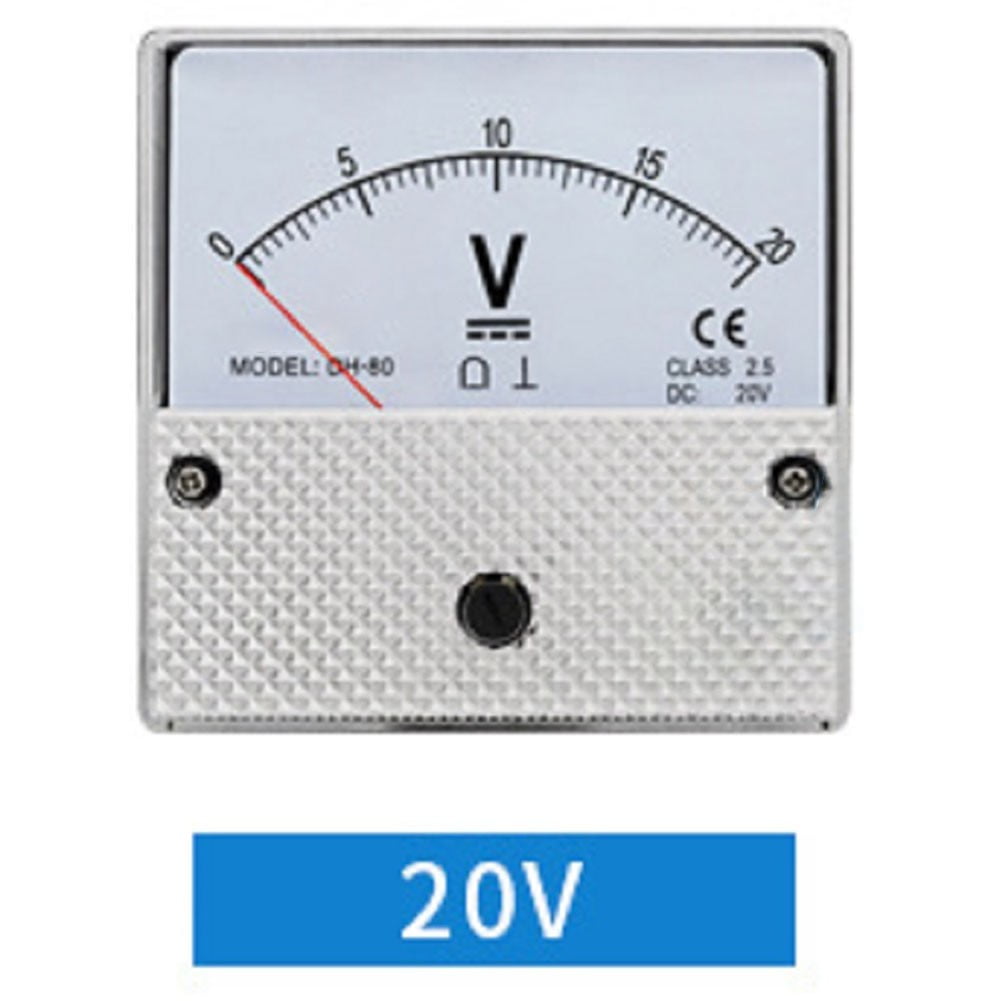 Analog Voltmeter Response Time S Computer Printed Scale Dial Simple ...