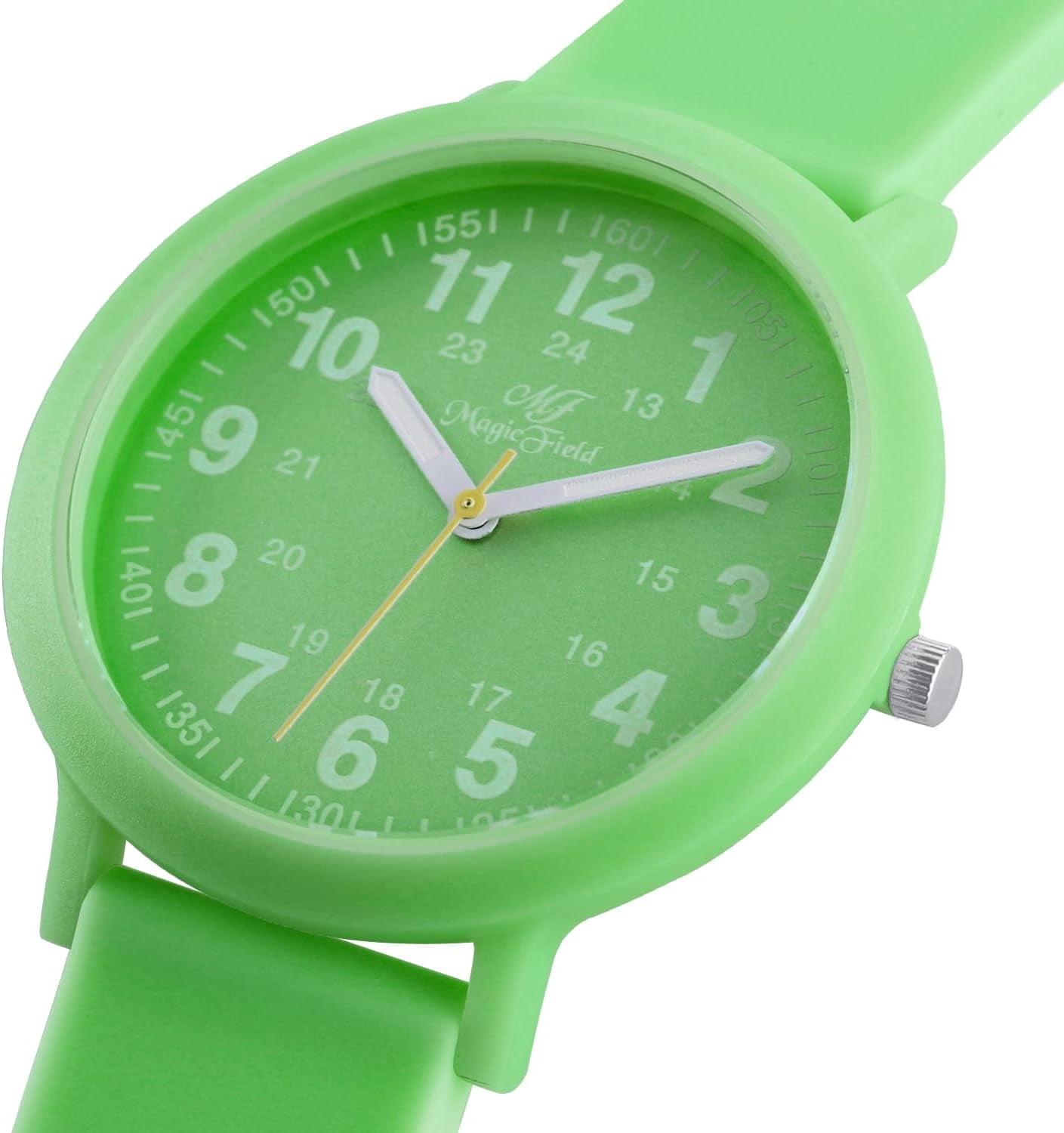 Analog Watch Eco Color Recyclable Plastic Watch with Recycled Silicone ...