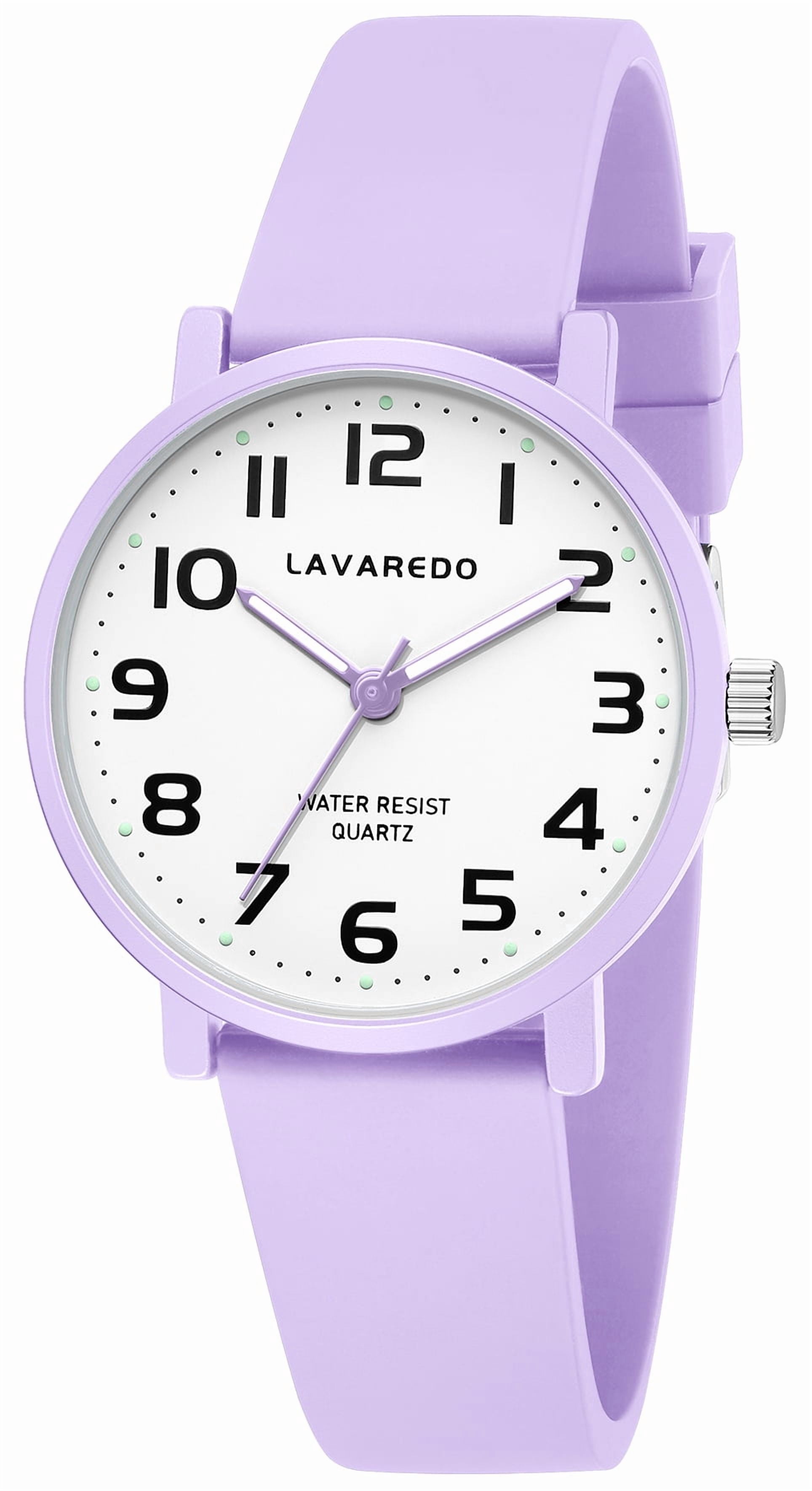 Kids Analog Watch Boys Girls Learning Time Watches with Silicone Band ...