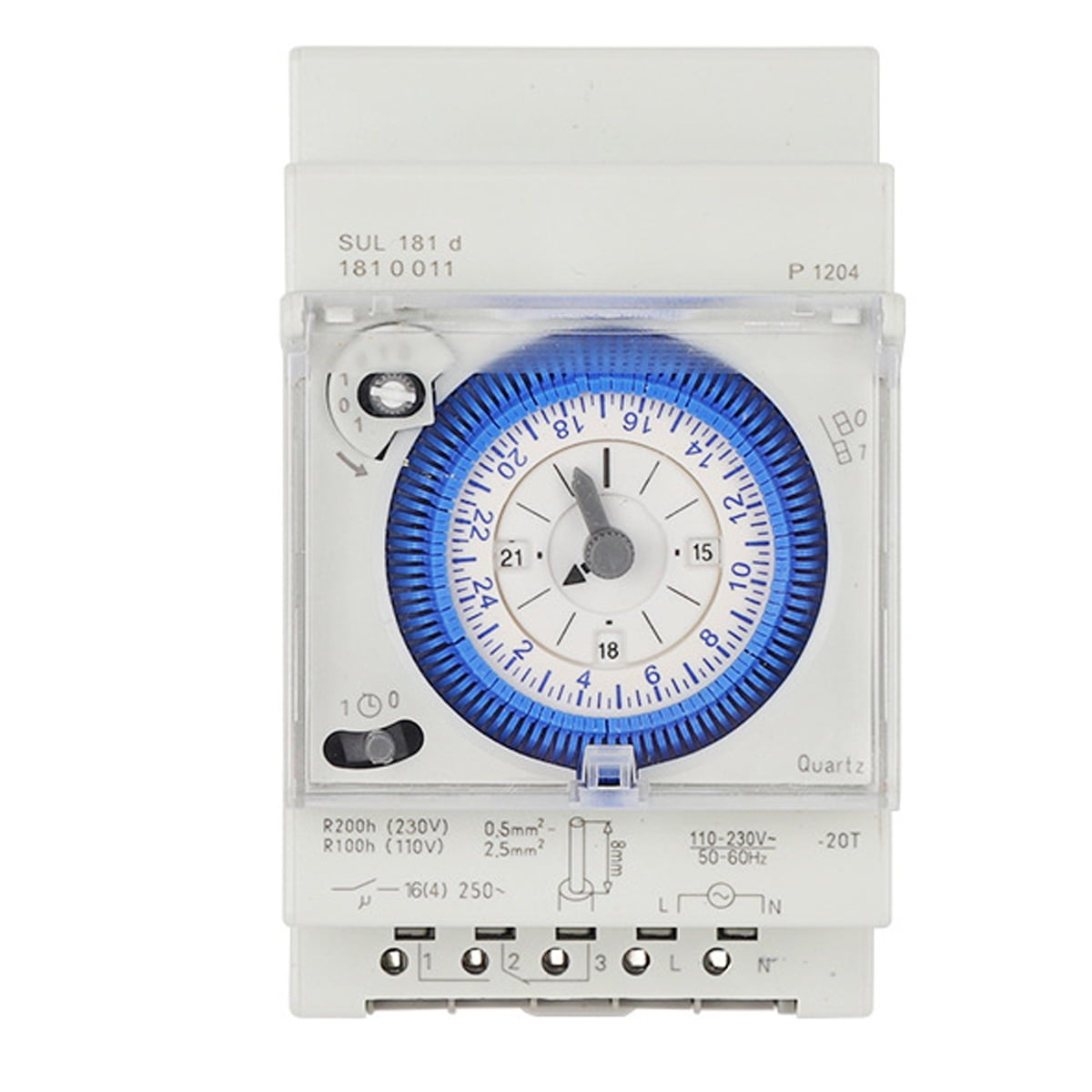 12VAC/DC Operated, Daily Programmable Timepiece Synchronous Motor ...