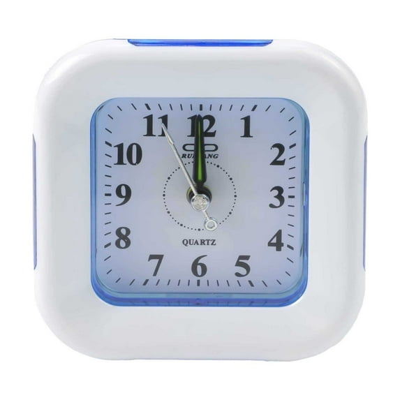 Analogue Silent Alarm Clocks Small Silent Non-Ticking Analog Quartz ...
